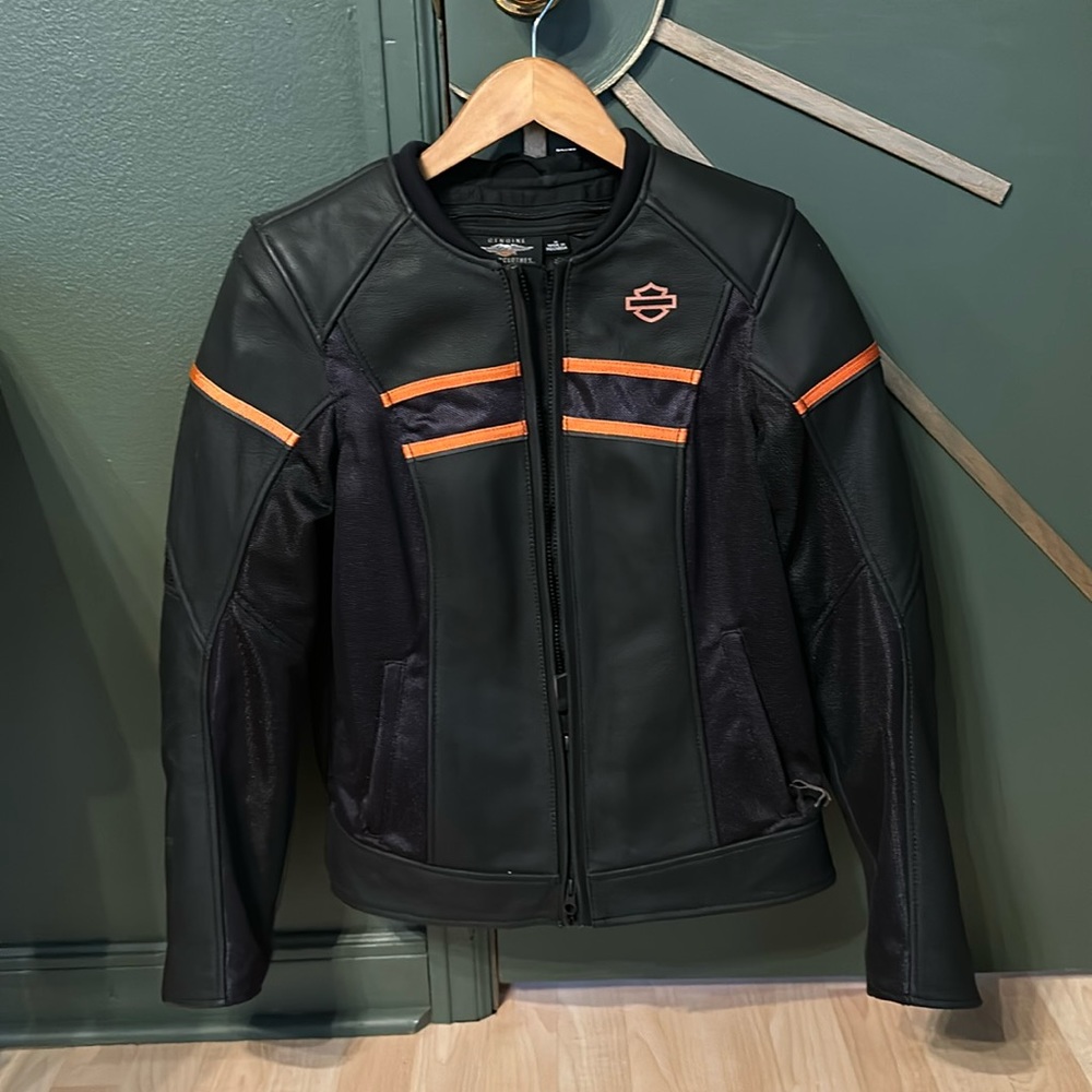 Harley-Davidson Women’s Brawler Leather Riding Jacket - Gem
